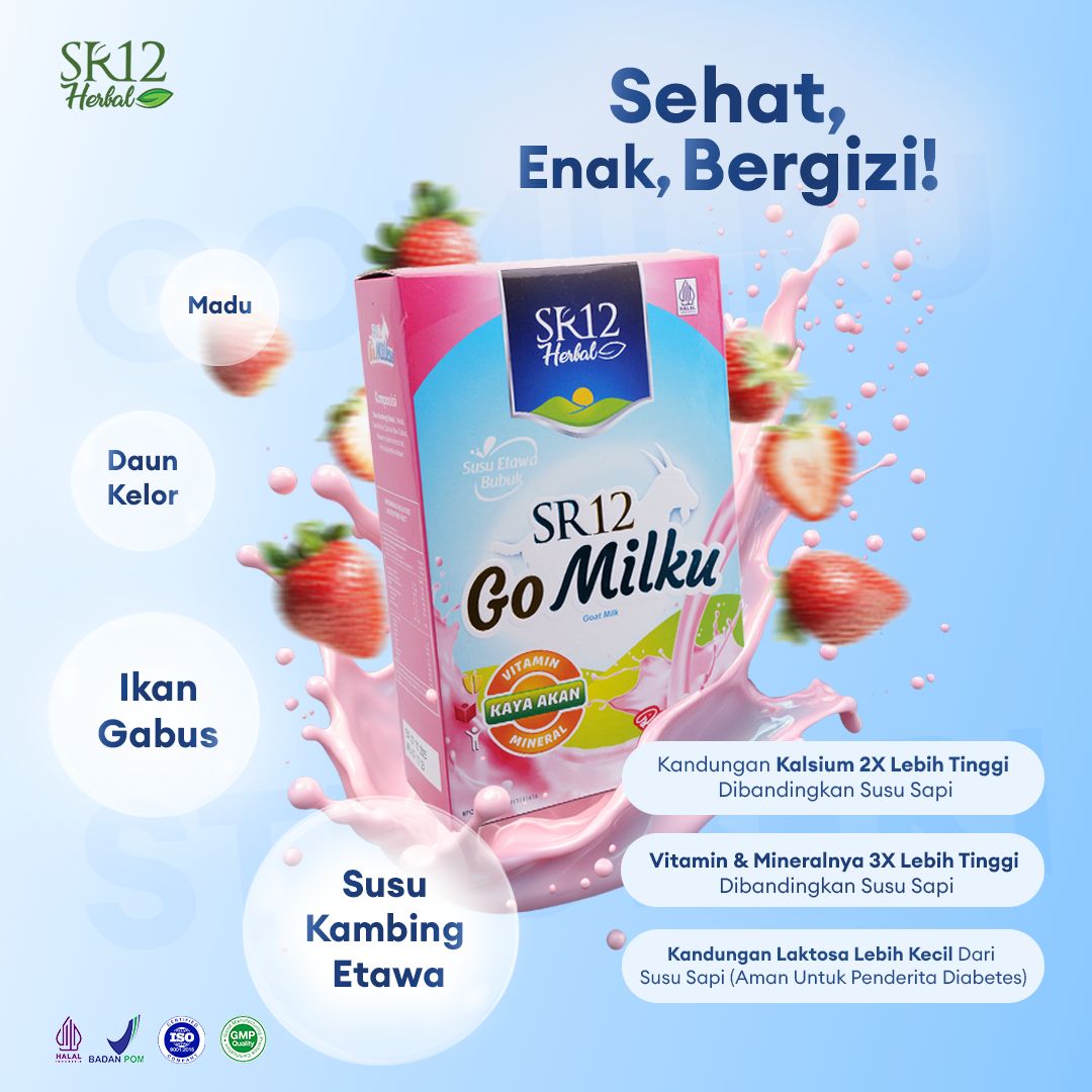 SR12 Go Milku Susu Kambing Etawa – Nutrisi Alami Keluarga