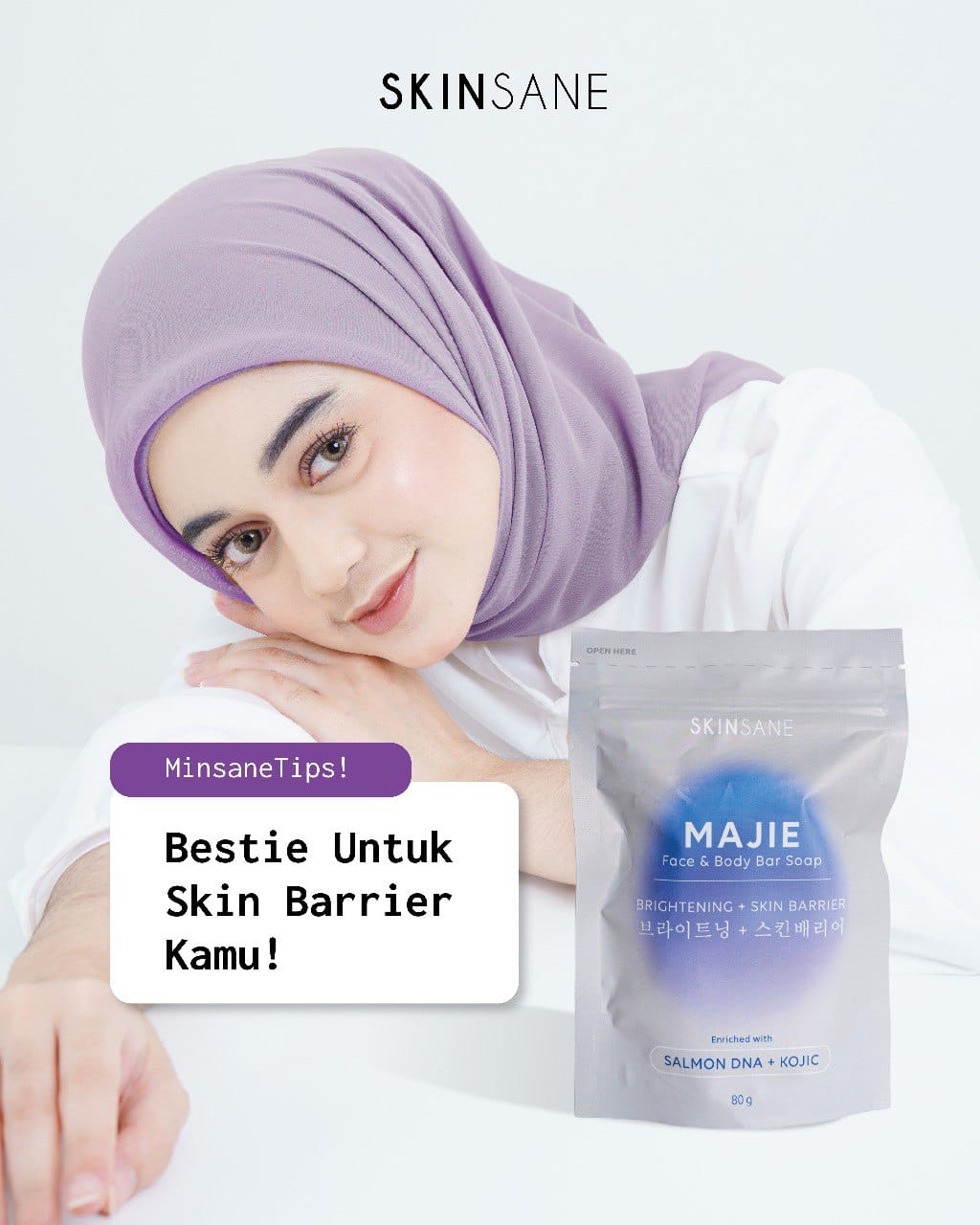 Bar Soap Majie Skinsane – Kulit Cerah Alami & Glowing